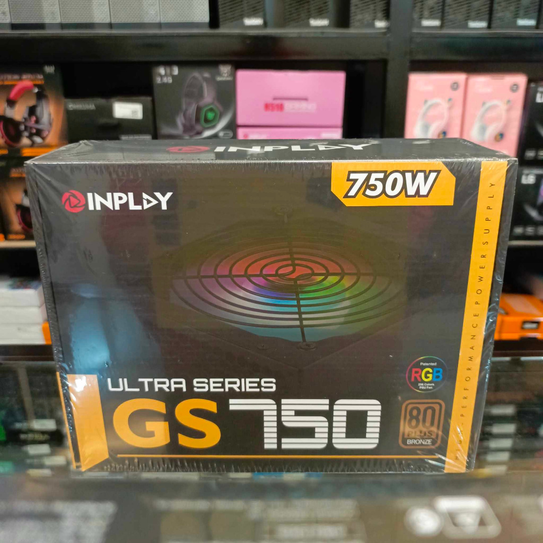 INPLAY GS750 TRUE RATED PSU 750WATTS 80PLUS BRONZE, Computers & Tech ...
