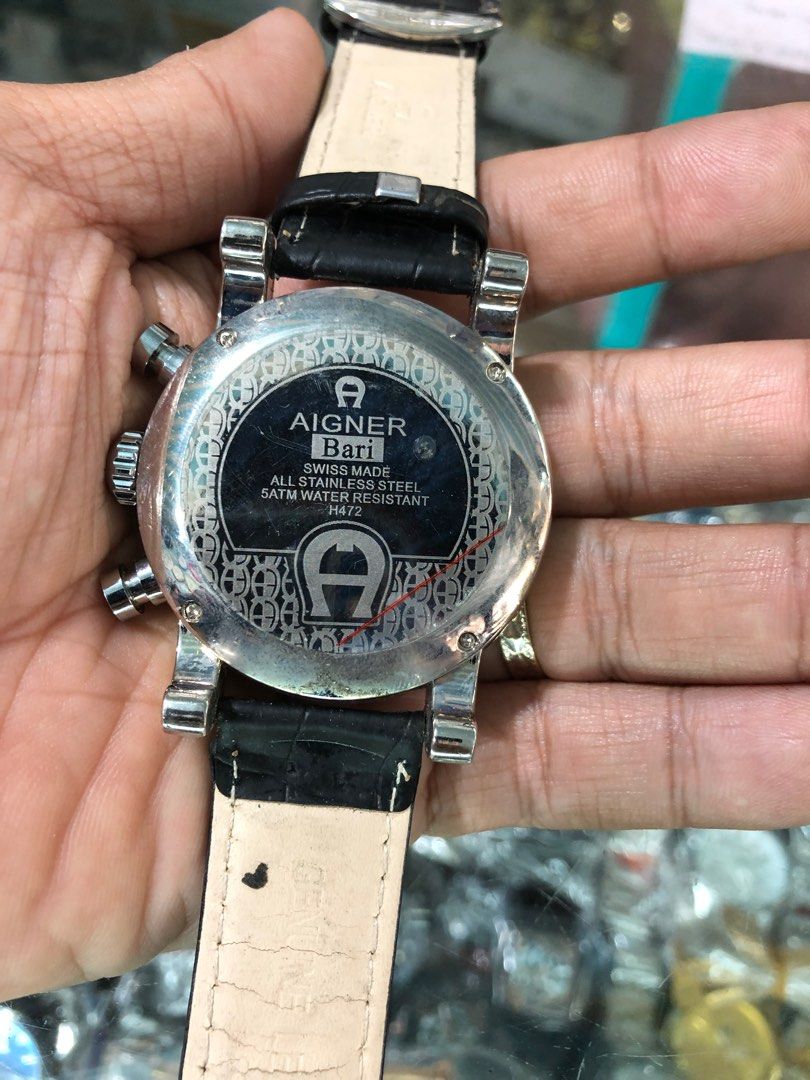 Jam tangan aigner automatic chronograph klasik jam sport jam fashion ...