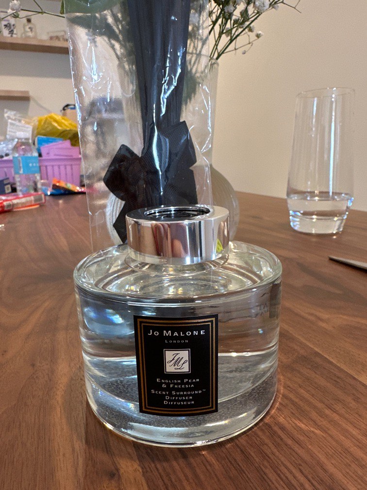 Jo Malone diffuser English Pear & Freesia - no box, Furniture & Home ...
