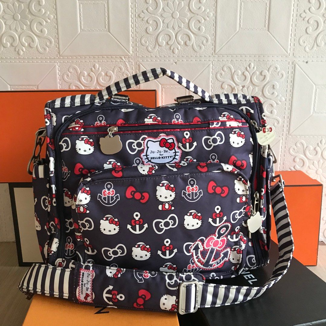 Jujube x Hello Kitty Diaper bag, Barang Mewah, Tas & Dompet di Carousell