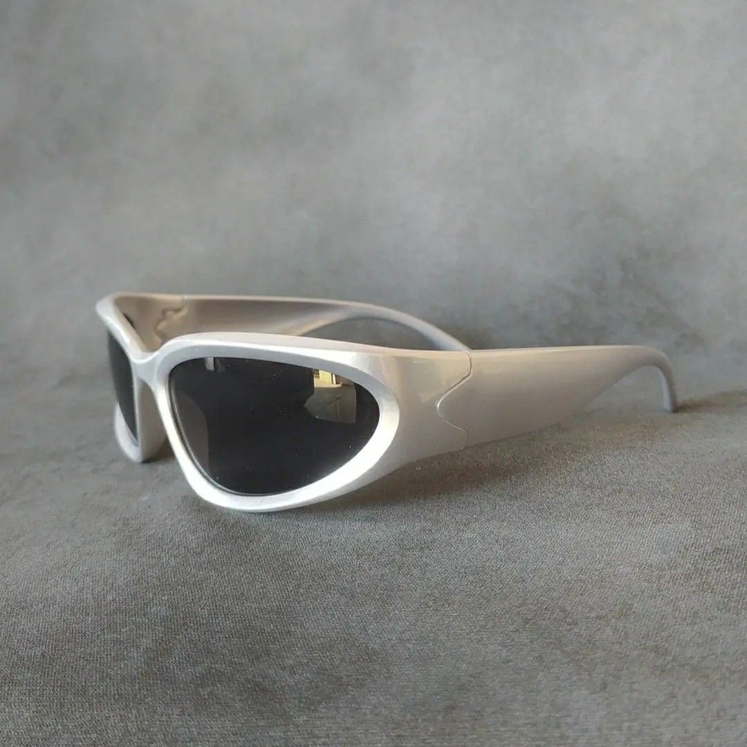 Kacamata Cyberpunk Gorpcore Grey on Carousell