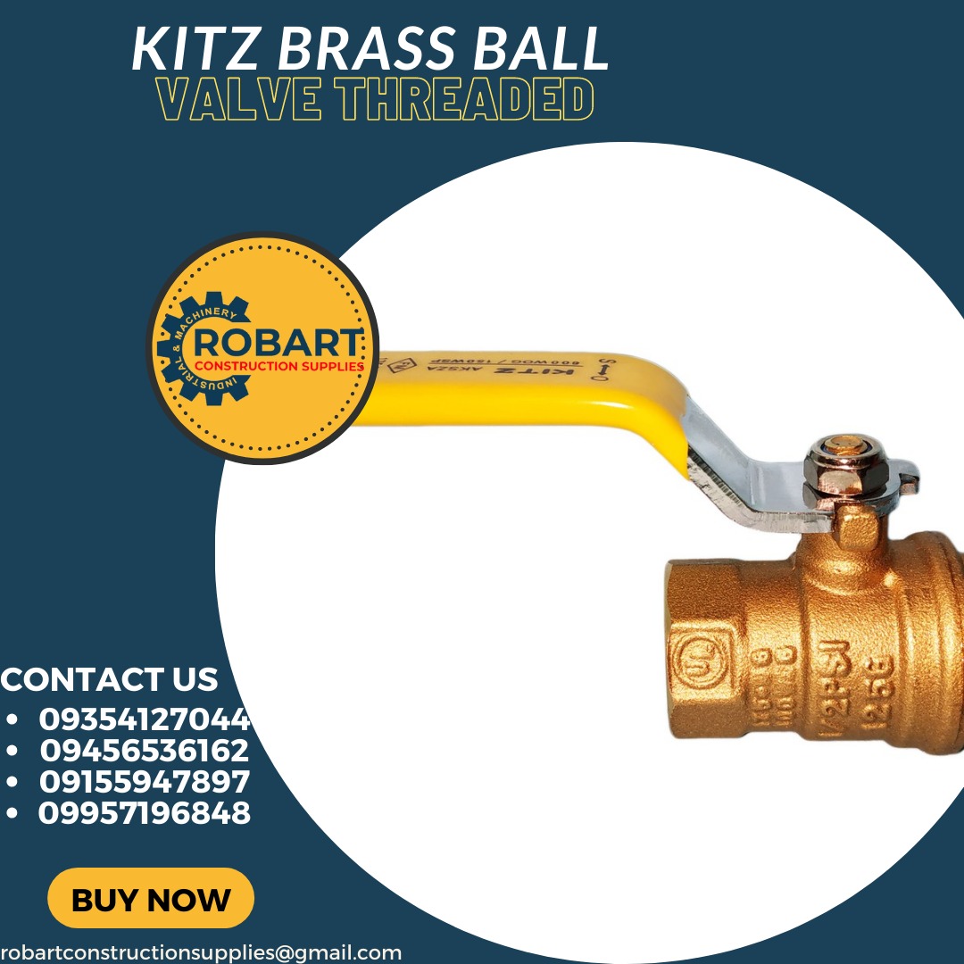 KITZ BRASS BALL VALVE THREADED on Carousell