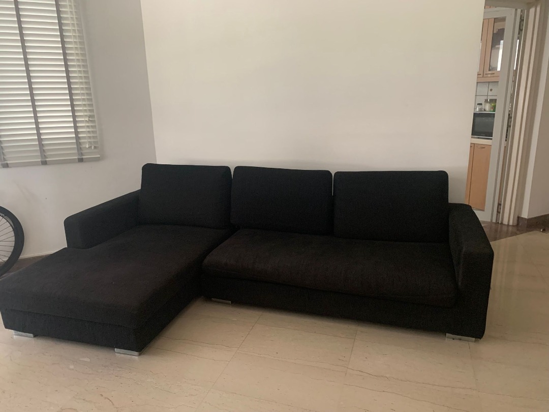 Large Castlery William sofa, 4 Seater L Shape w Fabric Cover, Furniture & Home Living, Furniture ...