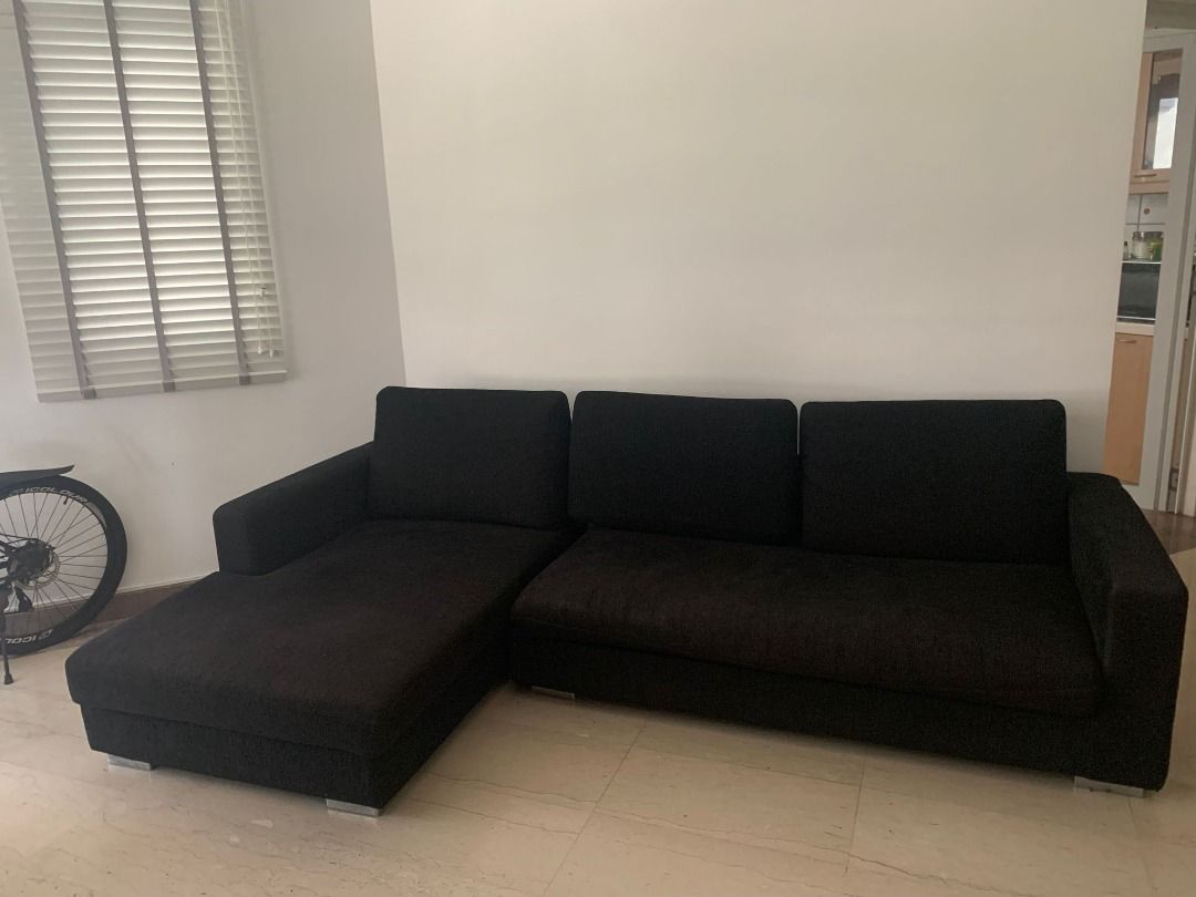 Large Castlery William sofa, 4 Seater L Shape w Fabric Cover, Furniture & Home Living, Furniture ...