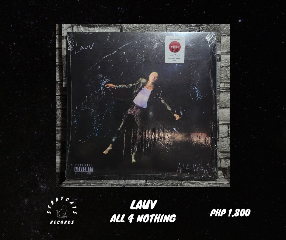 Lauv - All 4 Nothing (Limited Edition Ocean Blue Vinyl) on Carousell