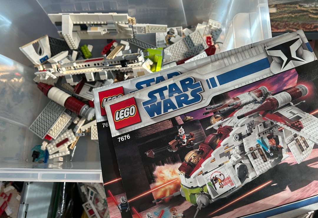 Lego 7676 剩機連說明書 （應該唔齊，有幾件件爛咗）, 興趣及遊戲, 玩具 & 遊戲類 - Carousell