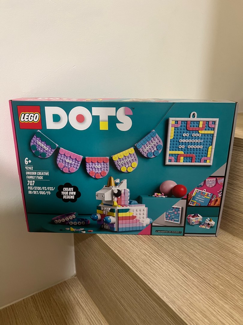 LEGO DOTS Unicorn Creative Family Pack (LEGO 41962), Hobbies & Toys ...