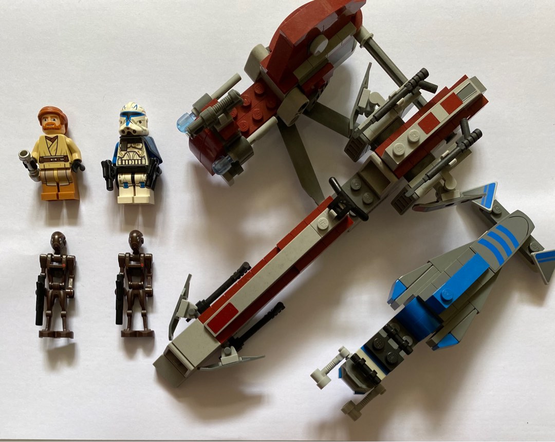 Lego Star Wars 75012 Barc speeder with sidecar built captain Rex ...