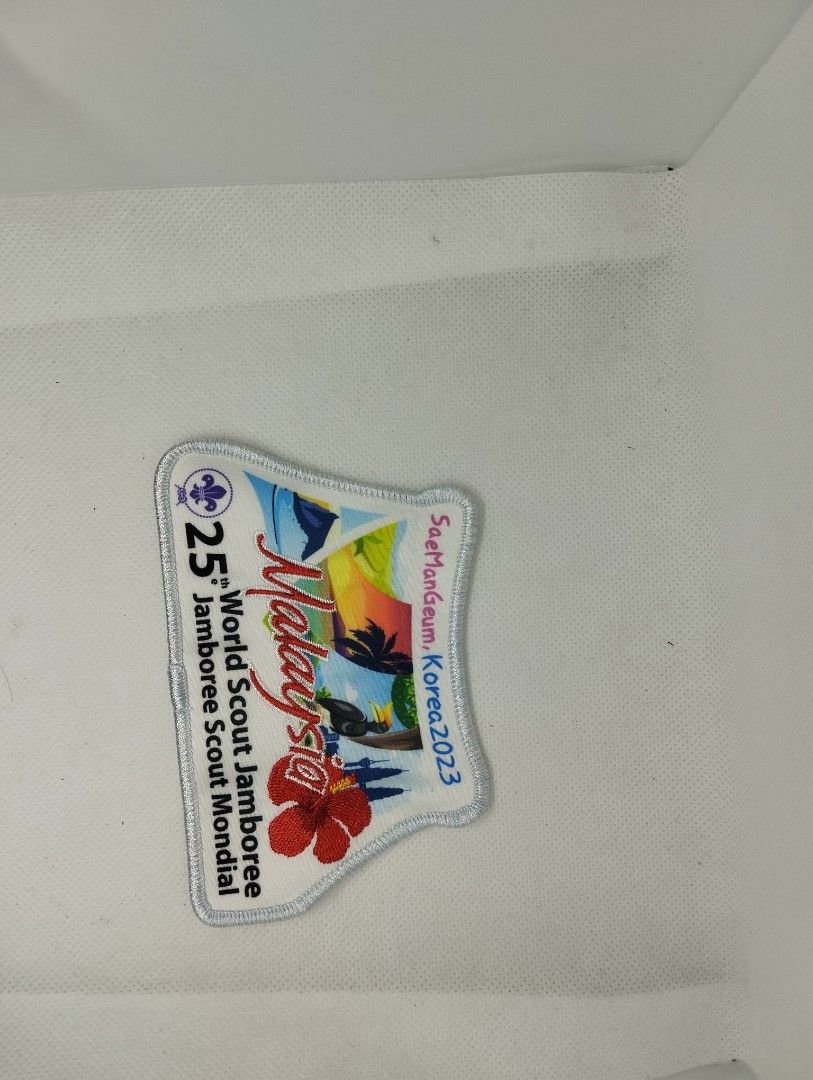 Lencana Contingent Malaysia WSJ 2023 korea, Hobbies & Toys, Stationery & Craft, Craft Supplies ...