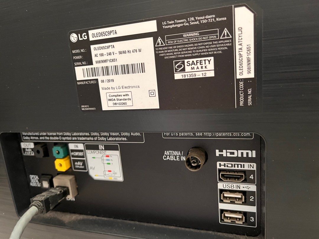 LG Oled TV stand Original - 55 and 65 inch, TV & Home Appliances, TV ...