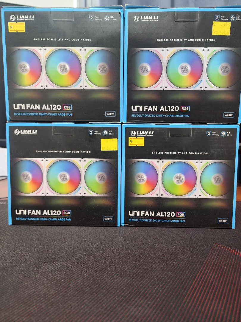 Lian Li Al120 white 3+1controller pack, Computers & Tech, Parts ...