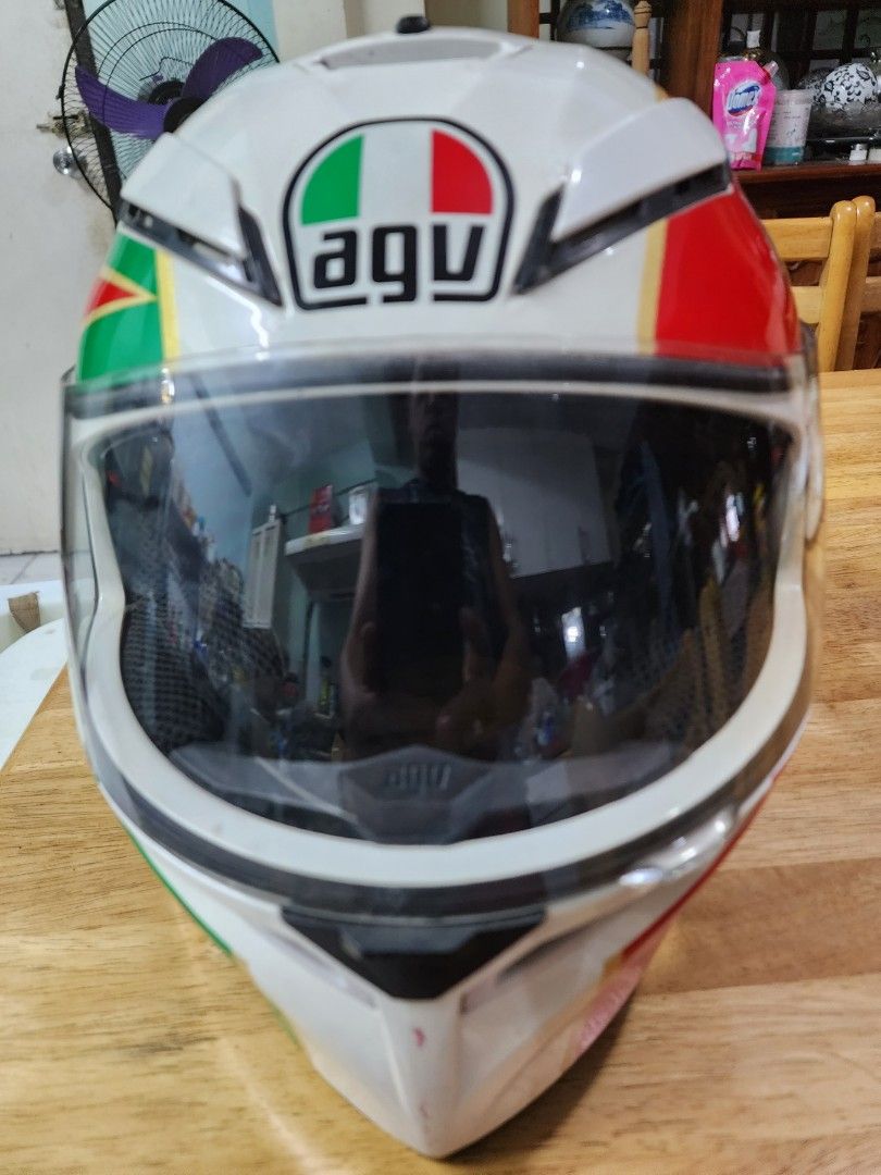 limited edition K3SV emola AGV (sun and moon) ORIGINAL HELMET Size ...