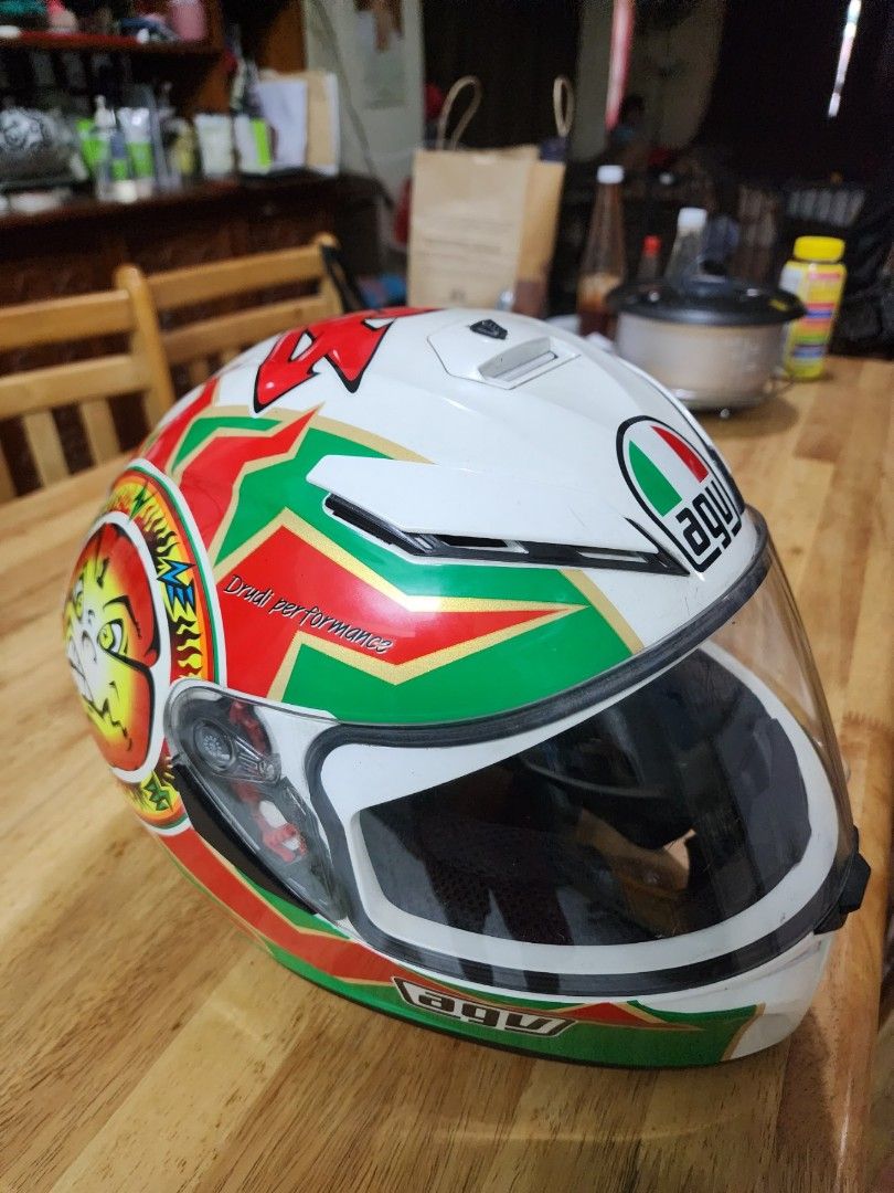 limited edition K3SV emola AGV (sun and moon) ORIGINAL HELMET Size ...