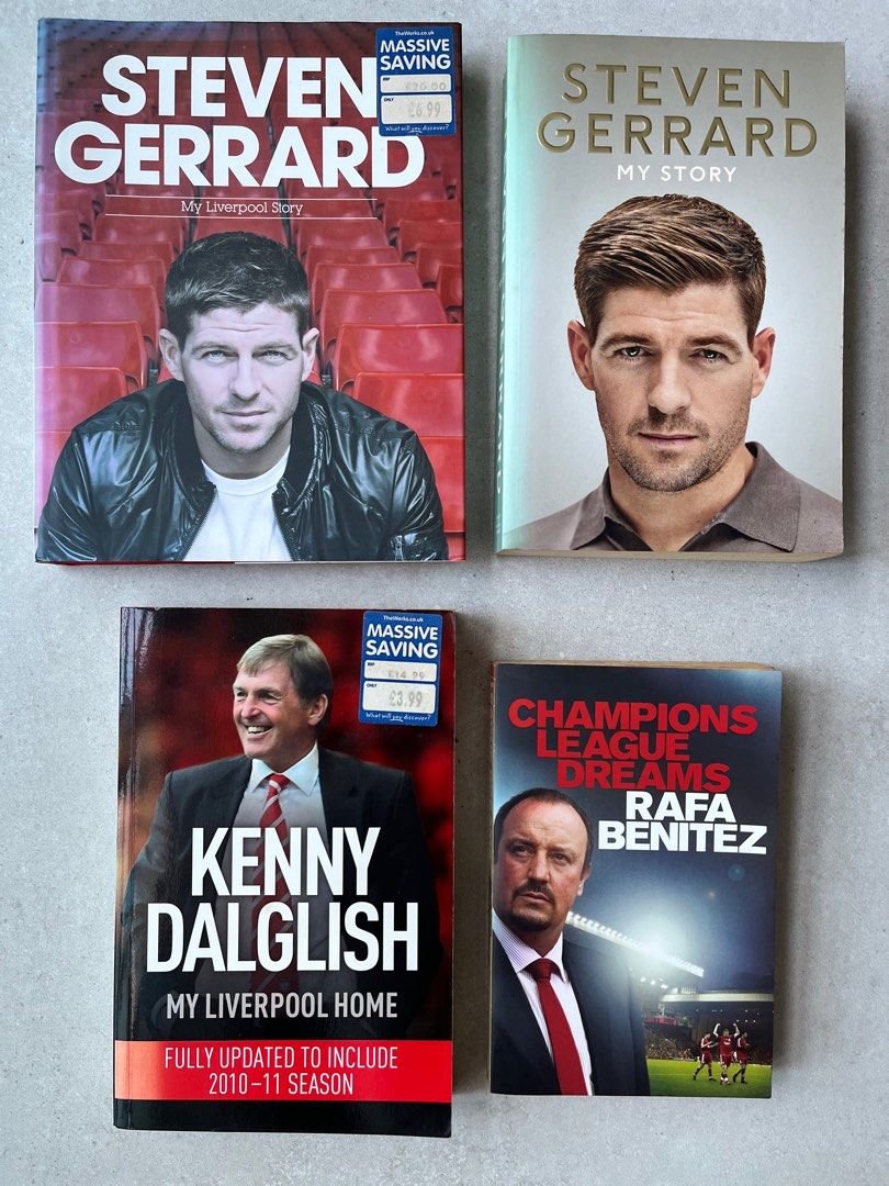 Liverpool FC books: Steven Gerrard, Kenny Dalgish, Rafa Benitez ...