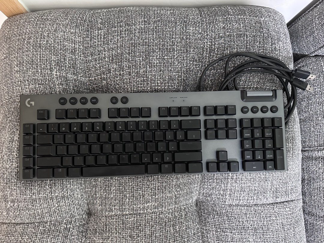 Logitech G815 Lightsync wired linear RGB mechanical keyboard, Computers ...