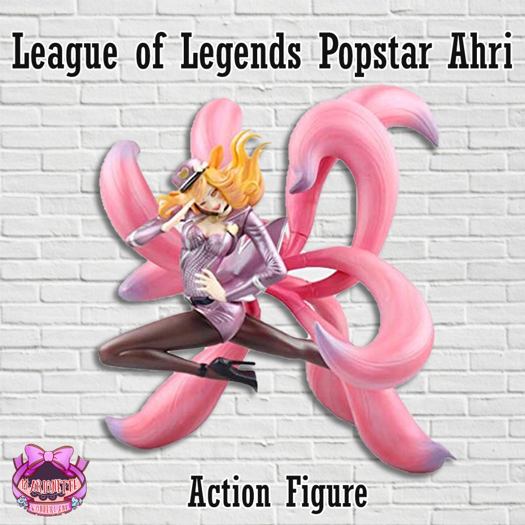 LOL League Of Legends Nine-Tailed Fox Popstar Ahri Rare HQ Bootleg ...