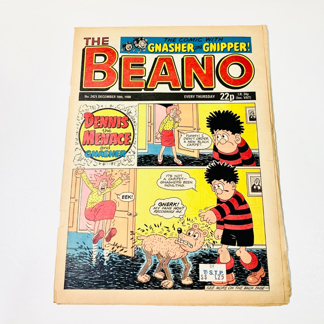 Lot of 10 Vintage BEANO Comics (1988 issues), Hobbies & Toys, Books ...
