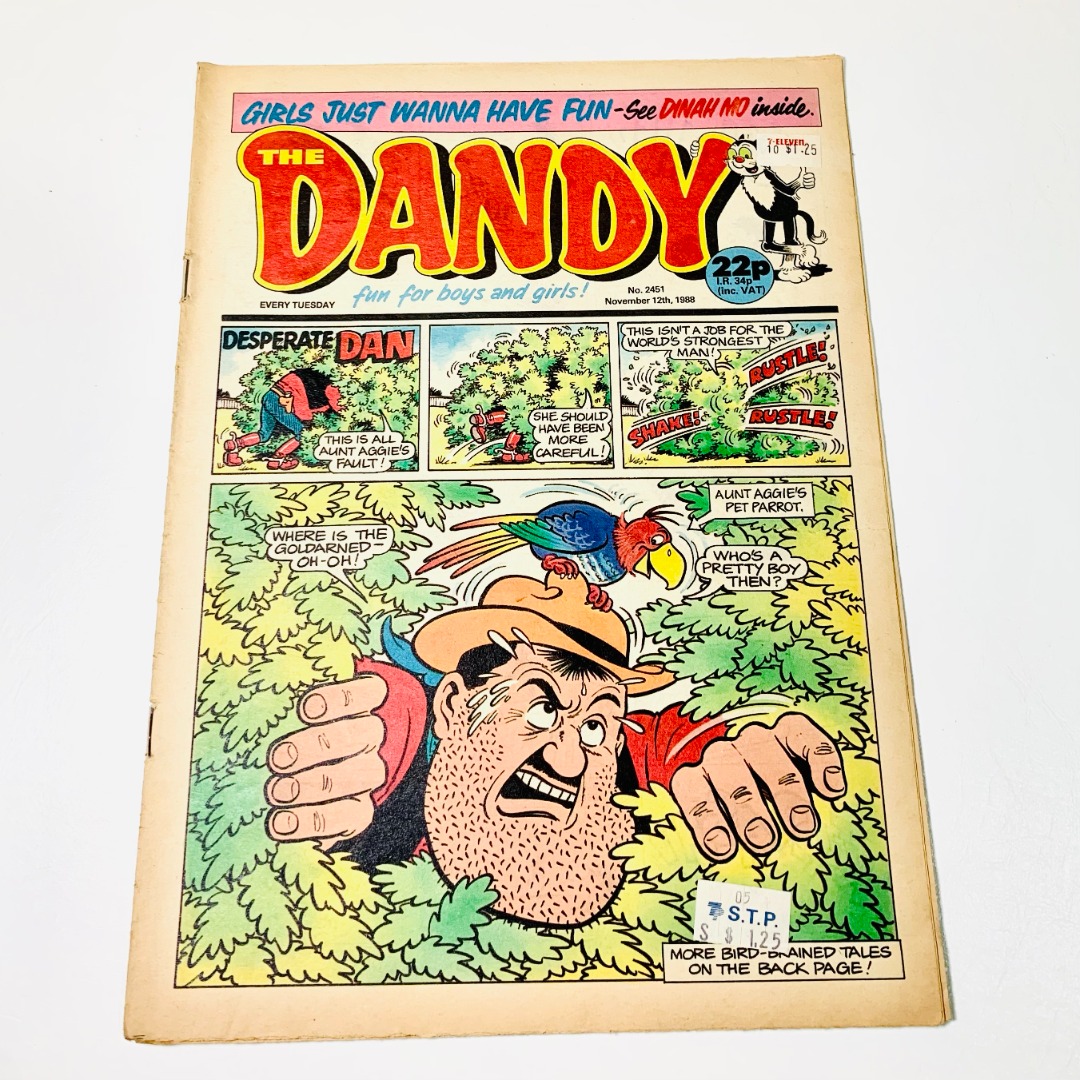 Lot of 13 Vintage The Dandy Comics (1988 issues), Hobbies & Toys, Books ...