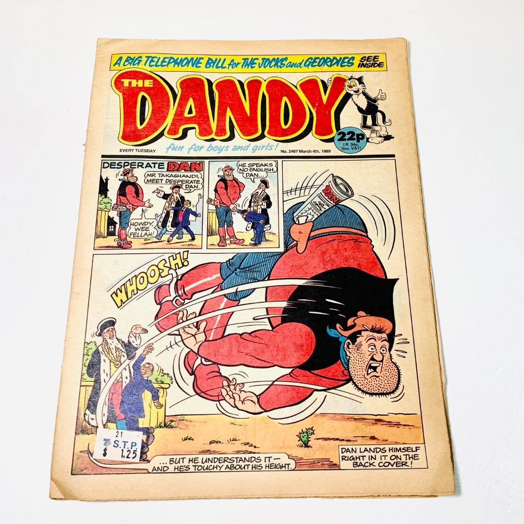 Lot of 17 Vintage The Dandy Comics (1989 issues), Hobbies & Toys, Books ...