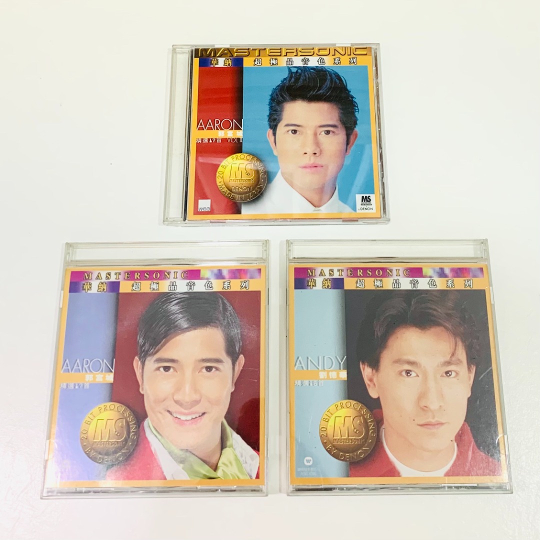 Lot of 3 CDs: Denon Mastersonic series (Aaron Kwok and Andy Lau ...