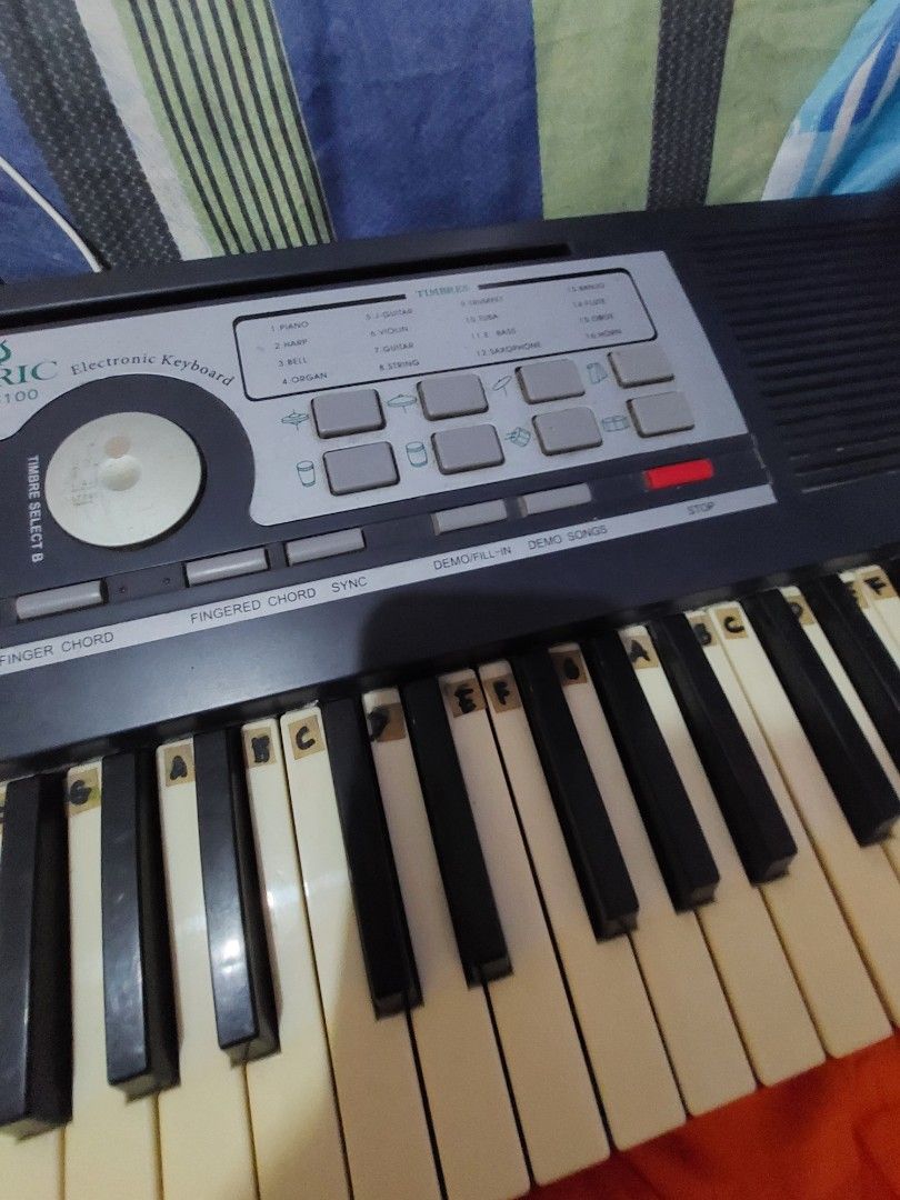 LYric YM-6100 ELECTEONIC KEYBOARD, Hobbies & Toys, Music & Media ...