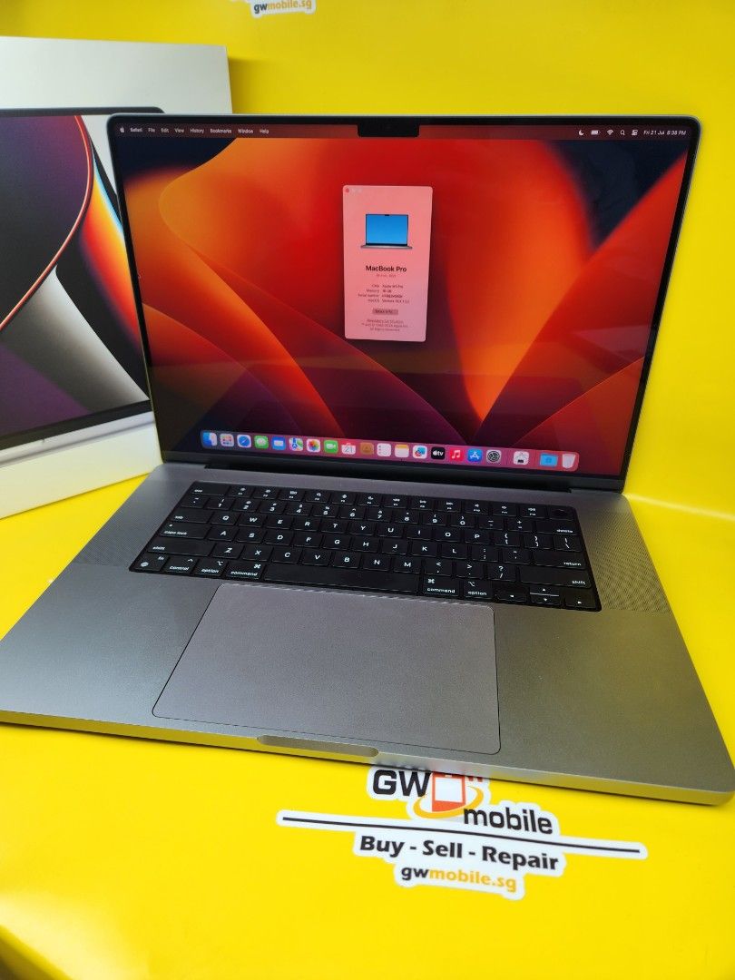 MacBook Pro 16 inch M1 Pro 1126, Computers & Tech, Laptops & Notebooks ...