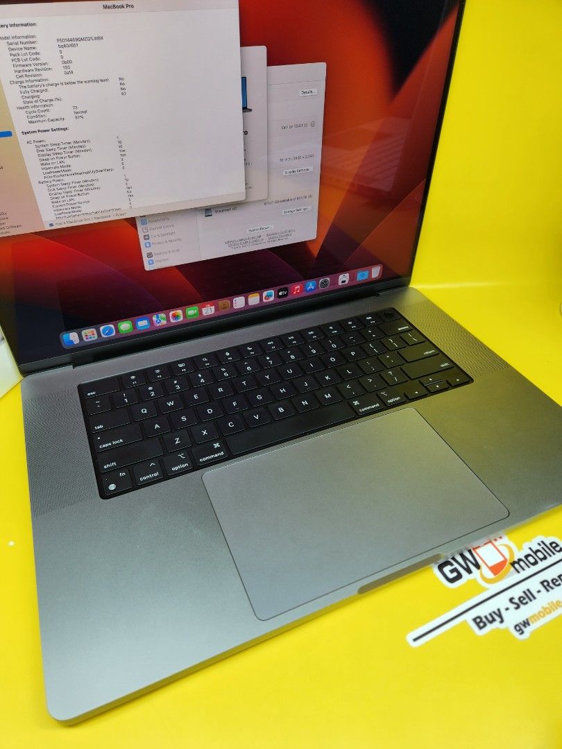 MacBook Pro 16 inch M1 Pro 1126, Computers & Tech, Laptops & Notebooks ...