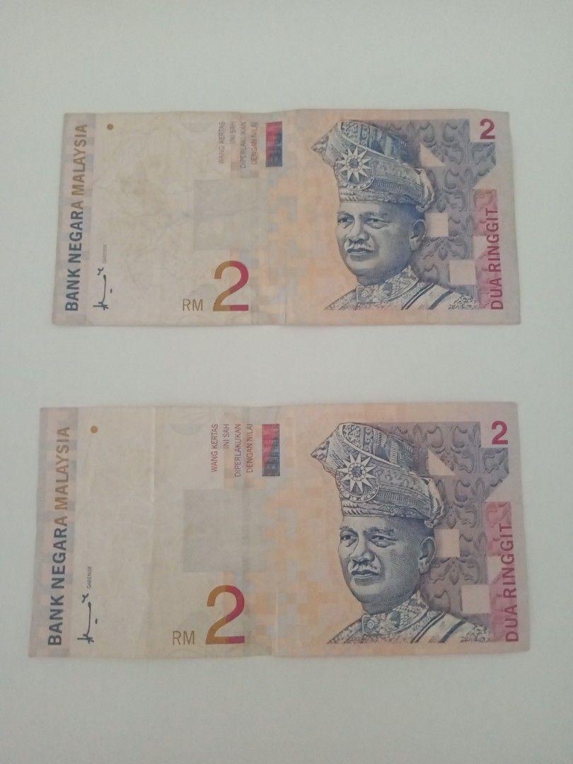 Malaysia 2 Ringgit 1996-1999 Old Notes, Hobbies & Toys, Memorabilia ...