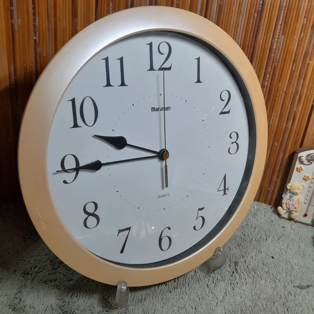 Maruman Round Wall Clock on Carousell