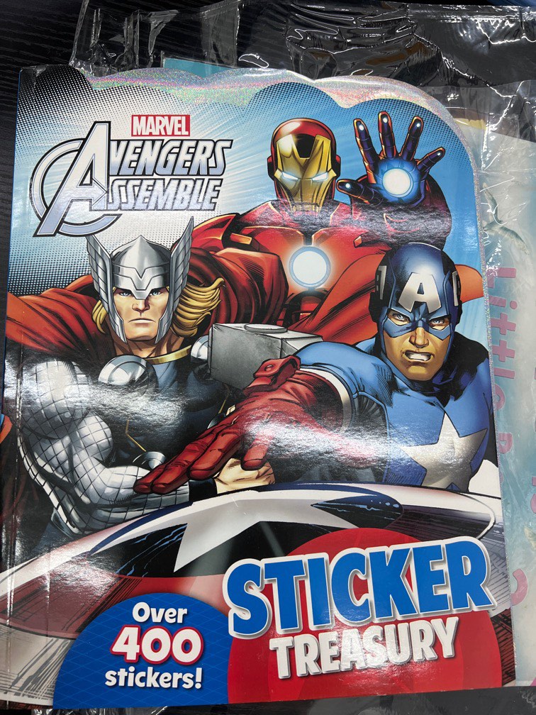 Marvel avengers assemble sticker treasury sticker book activity book ...