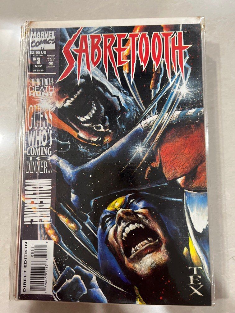 Marvel Sabretooth comics set Death Hunt, Hobbies & Toys, Books ...