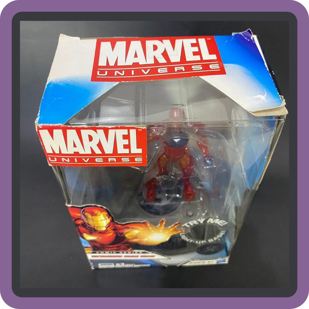 Marvel Universe Extremis Iron Man Comic Light up Base Action, Hobbies ...