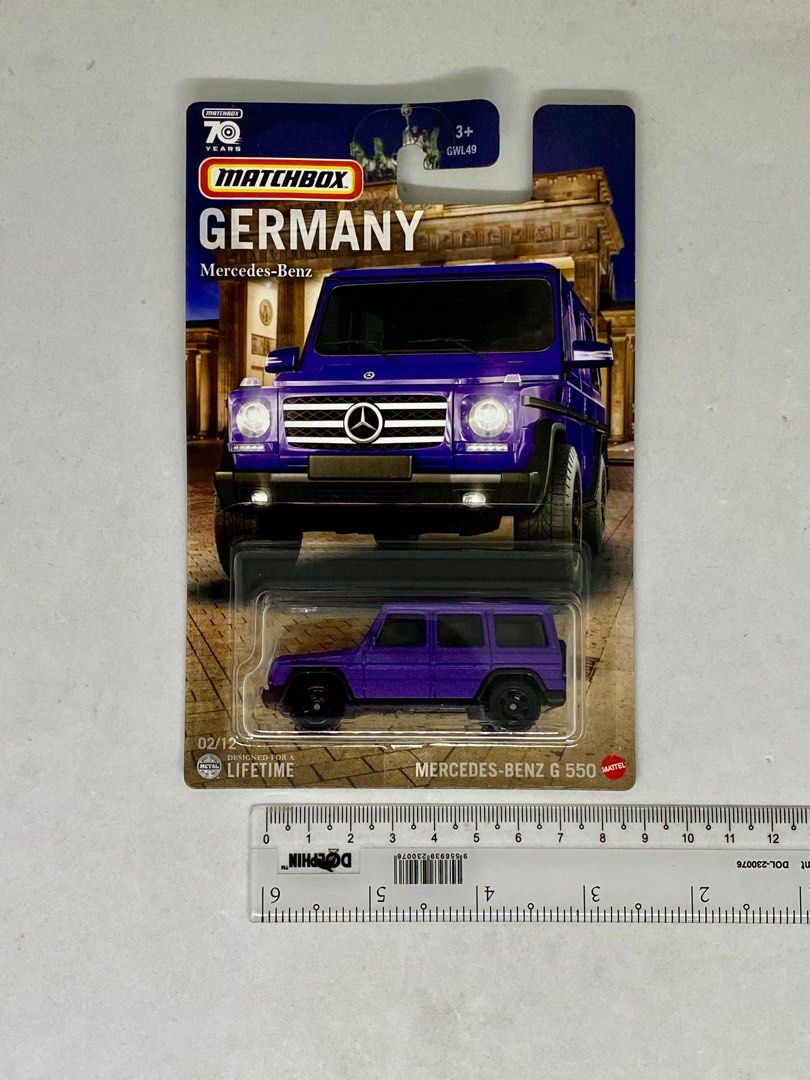 MBX Matchbox MERCEDES BENZ G550 Metallic Purple Germany SUV 70 th 64 ...