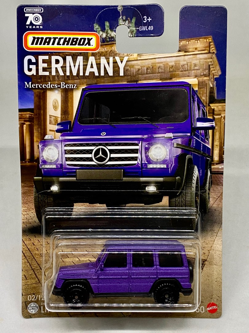 MBX Matchbox MERCEDES BENZ G550 Metallic Purple Germany SUV 70 th 64 ...