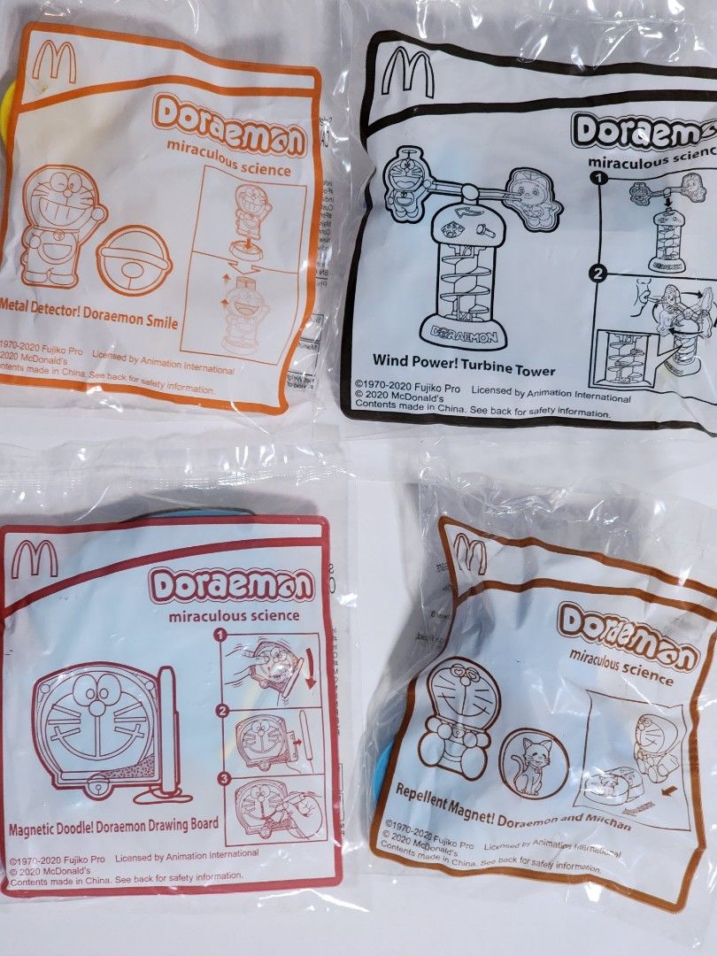 McDonald's Happy Meal Toys doraemon, Hobbies & Toys, Toys & Games on ...