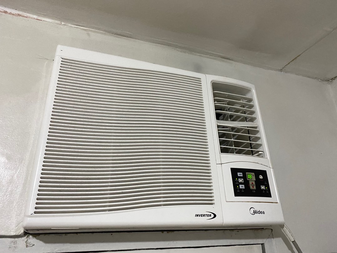 Midea 1.5HP Window Type Inverter Aircon, TV & Home Appliances, Air ...