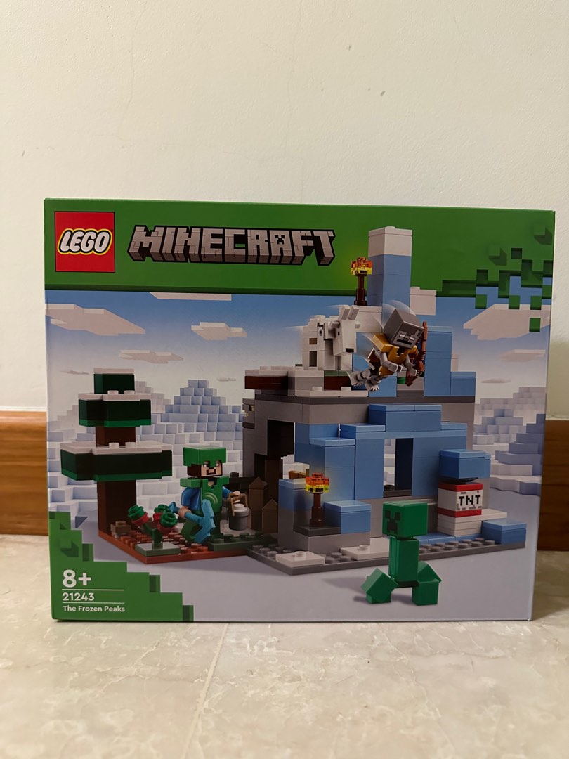 Minecraft Lego - The Frozen Peak (21243), Hobbies & Toys, Toys & Games ...