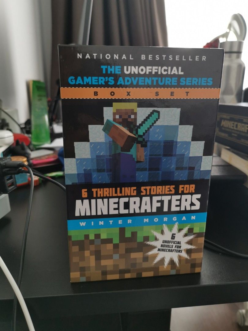 Minecraft the unofficial game's adventure series. Book set, Hobbies & Toys, Books & Magazines ...