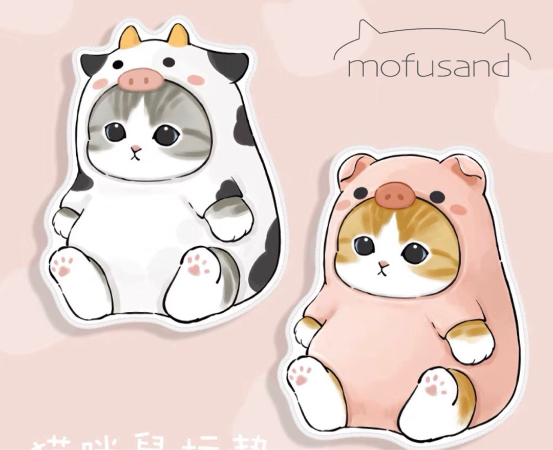 MOUSEPAD MOFUSAND CAT / SUITABLE FOR GAMING , work , school, etc ...