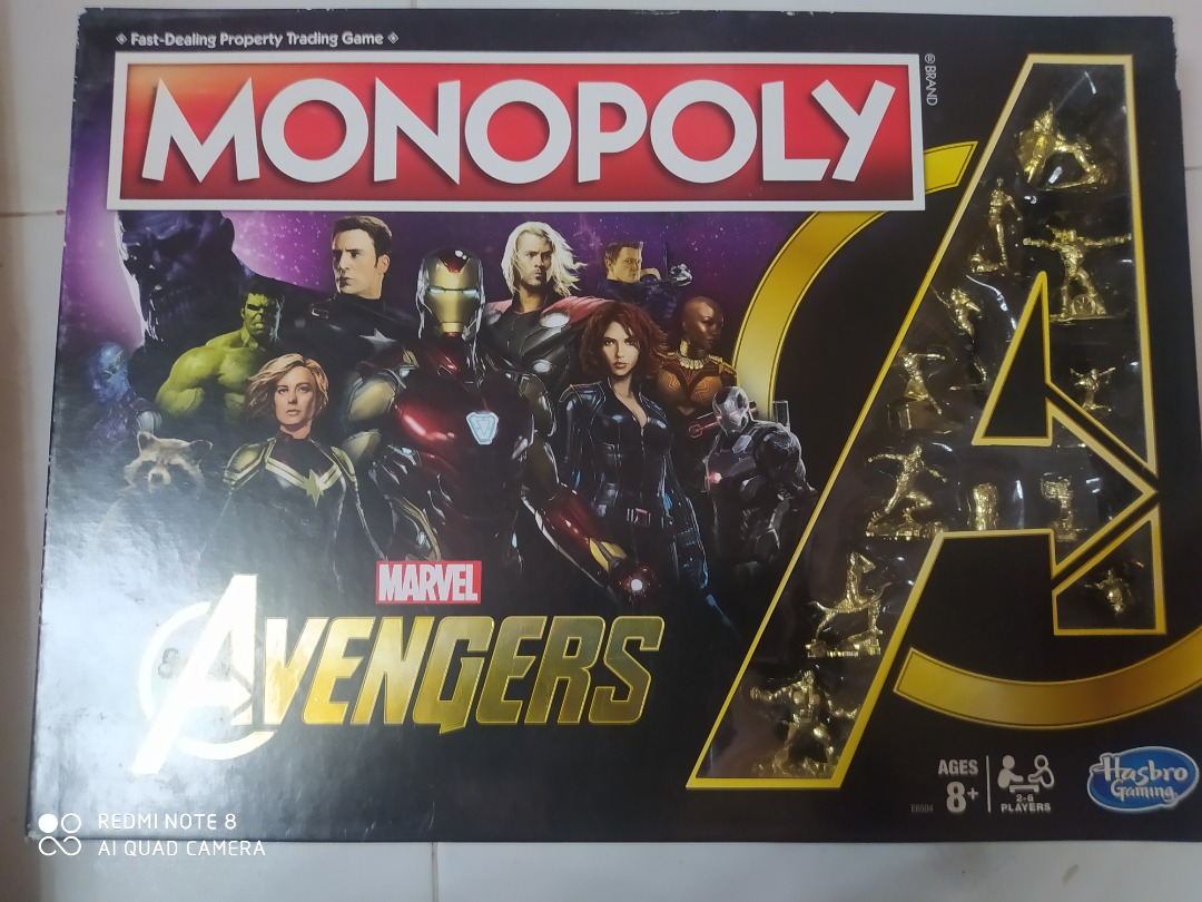 monopoly Marvel Avengers, Hobbies & Toys, Toys & Games on Carousell