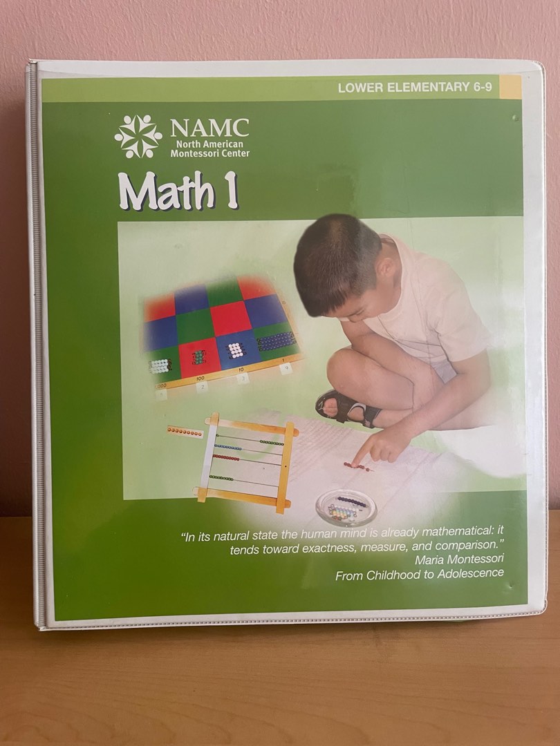 Montessori Math 1 Manual (6-9), Hobbies & Toys, Books & Magazines ...