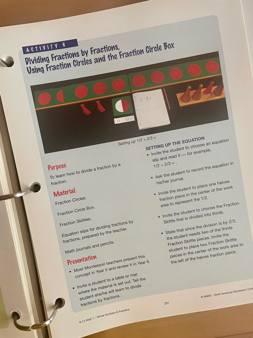 Montessori Math 1 Manual (9-12), Hobbies & Toys, Books & Magazines ...