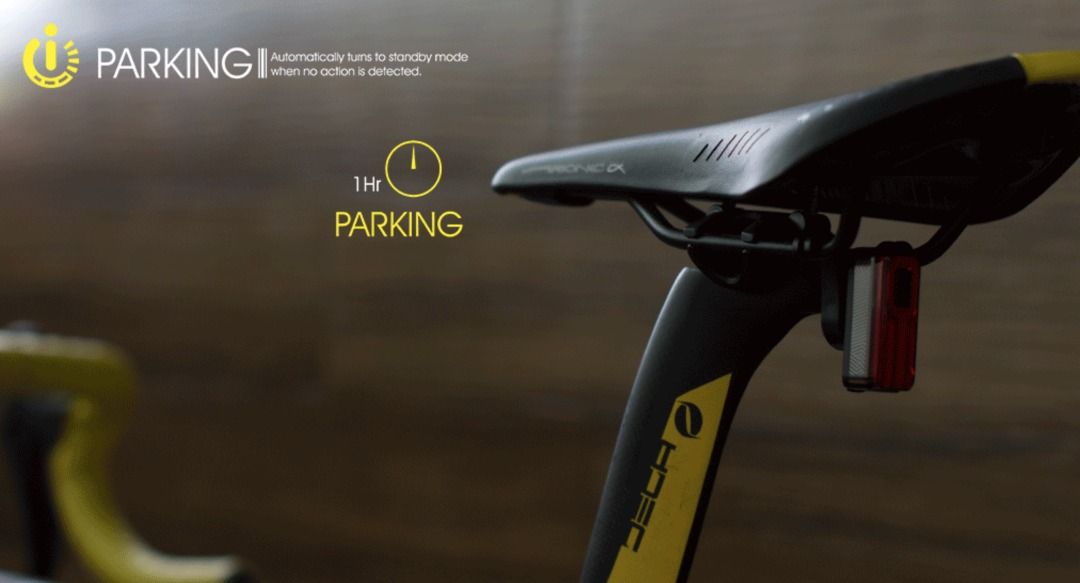 Moon Helix Max 250 Lumens Intelligent Operation USB Rechargeable Rear ...