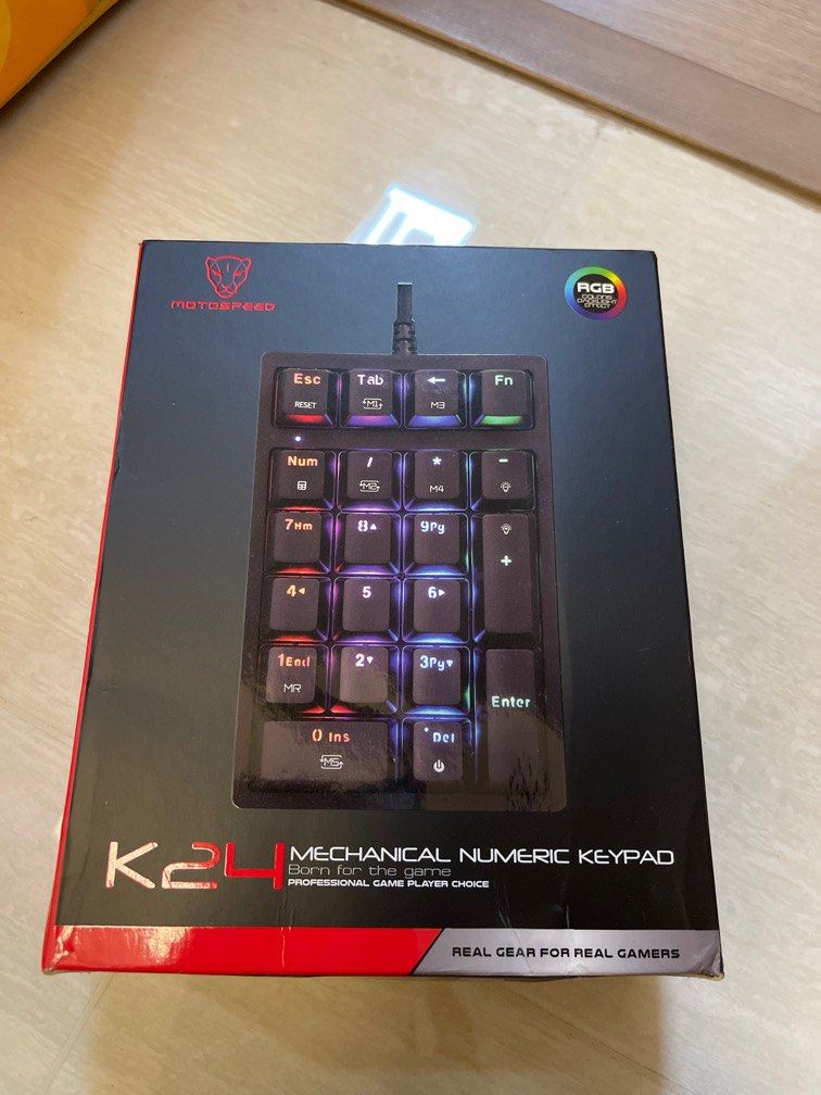 Motorspeed K24 Mechanical Numeric Keypad, Computers & Tech, Parts & Accessories, Computer ...