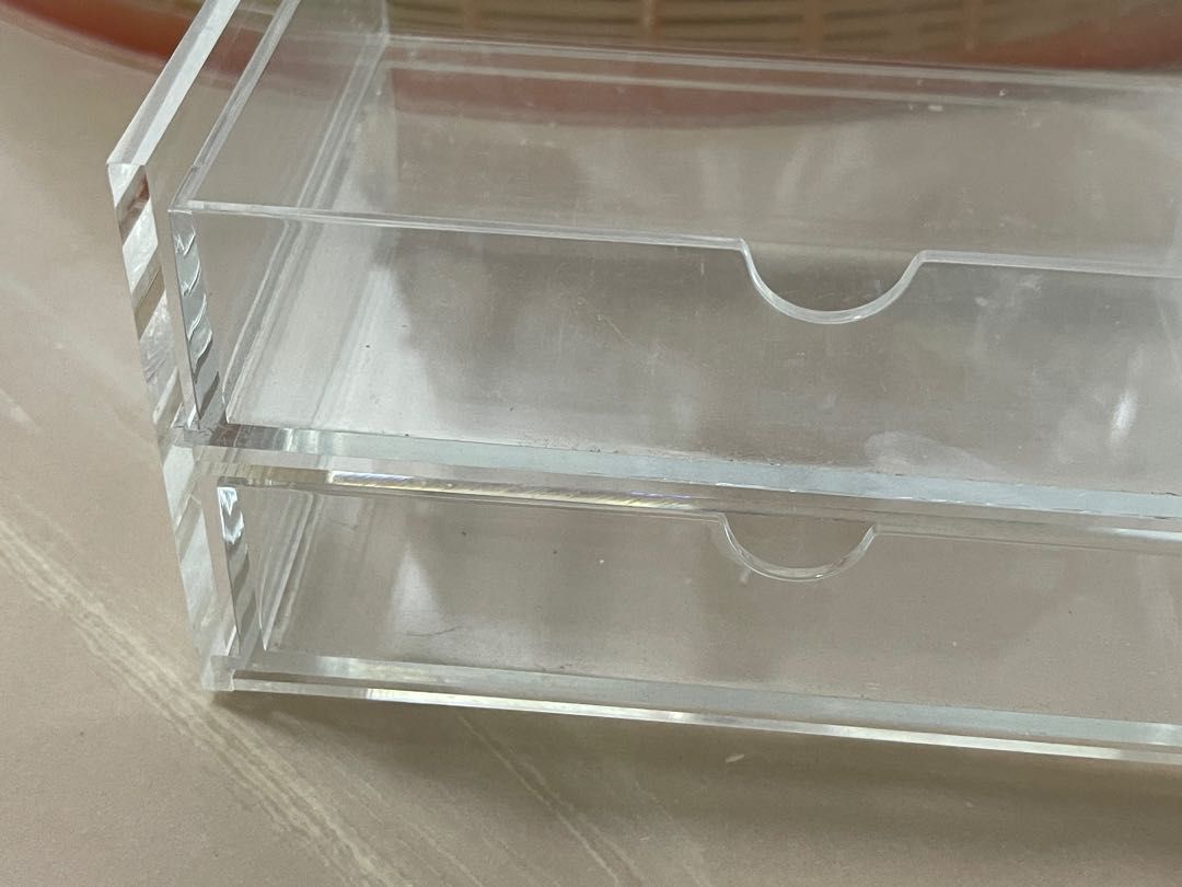 Muji acrylic case 2 tier, Women's Fashion, Jewelry & Organisers ...