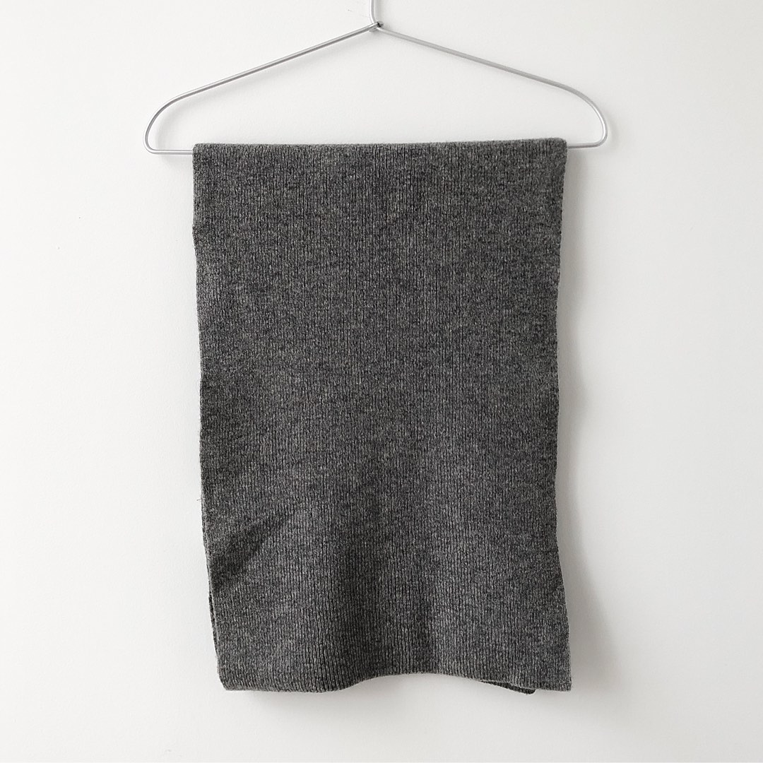 MUJI Wool Ribbed Muffler, Women's Fashion, Watches & Accessories ...