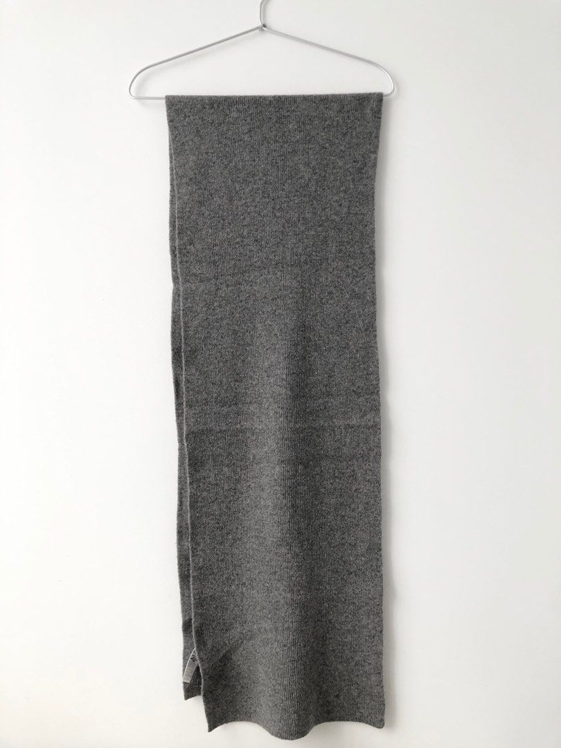MUJI Wool Ribbed Muffler, Women's Fashion, Watches & Accessories ...