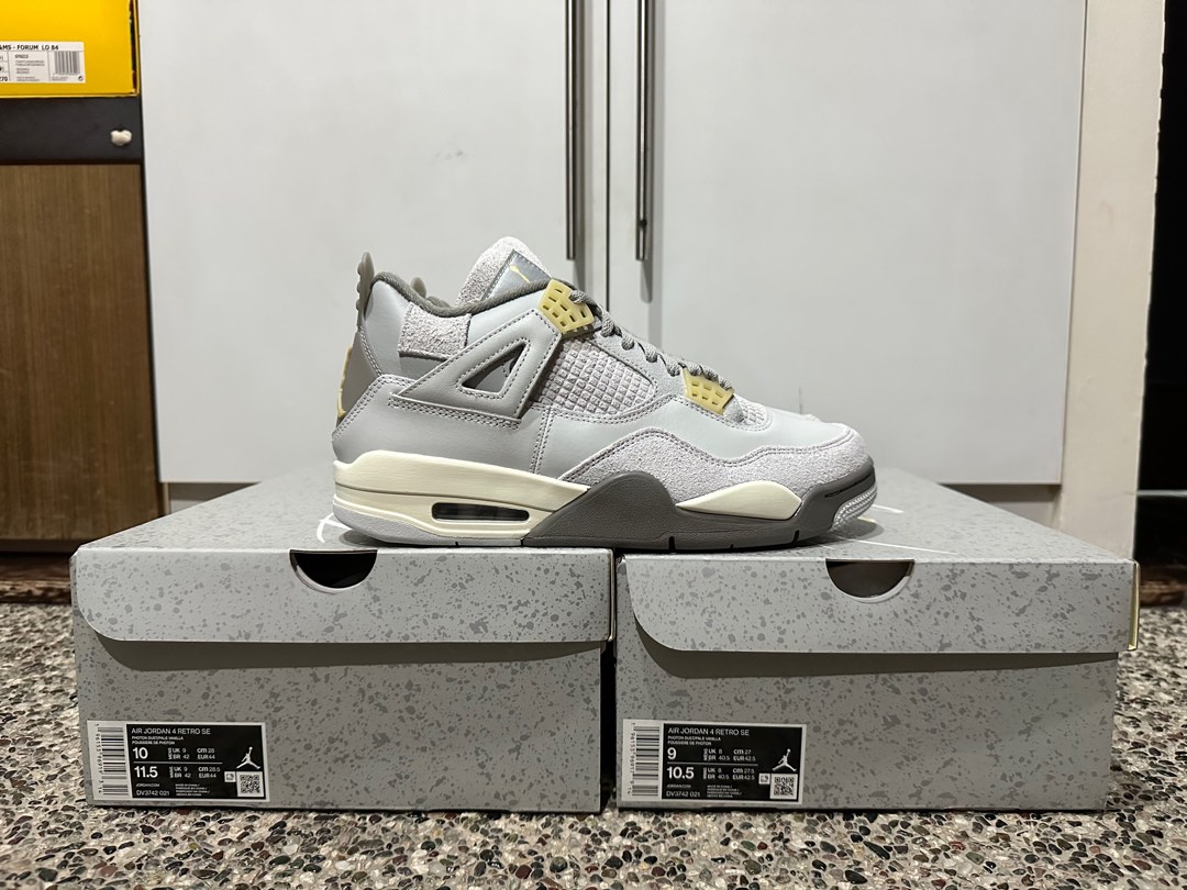 [MULTIPLE SIZES] JORDAN 4 RETRO SE CRAFT PHOTON DUST, Men's Fashion ...