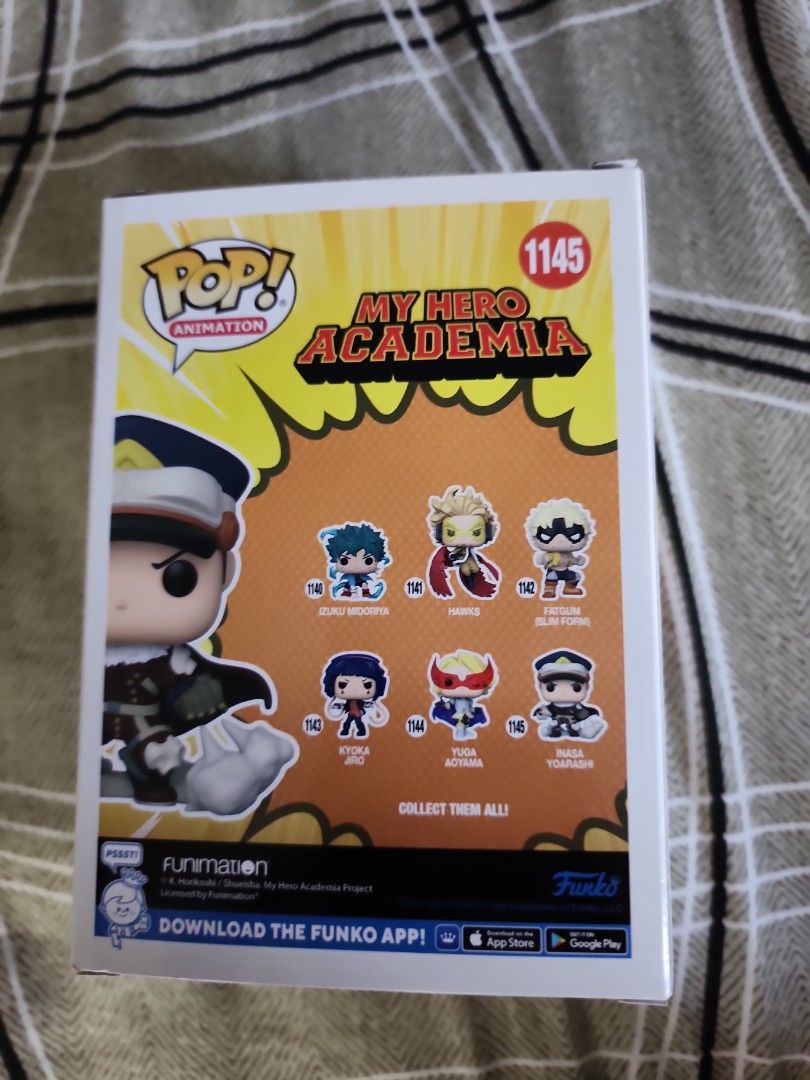 My Hero Academia: Inasa Yorashi Funko Pop, Hobbies & Toys, Toys & Games ...
