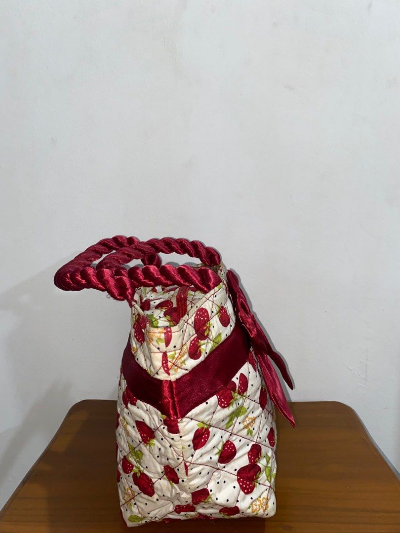 Naraya bag, tas unik, tas lucu, tas merah putih stoberi, Fesyen Wanita ...